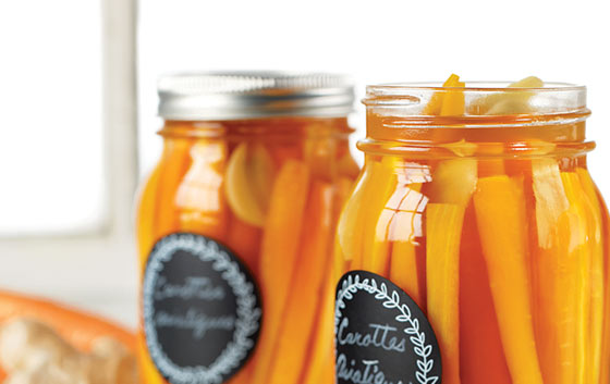 Carottes marinées à l’asiatique – Rachelle Béry