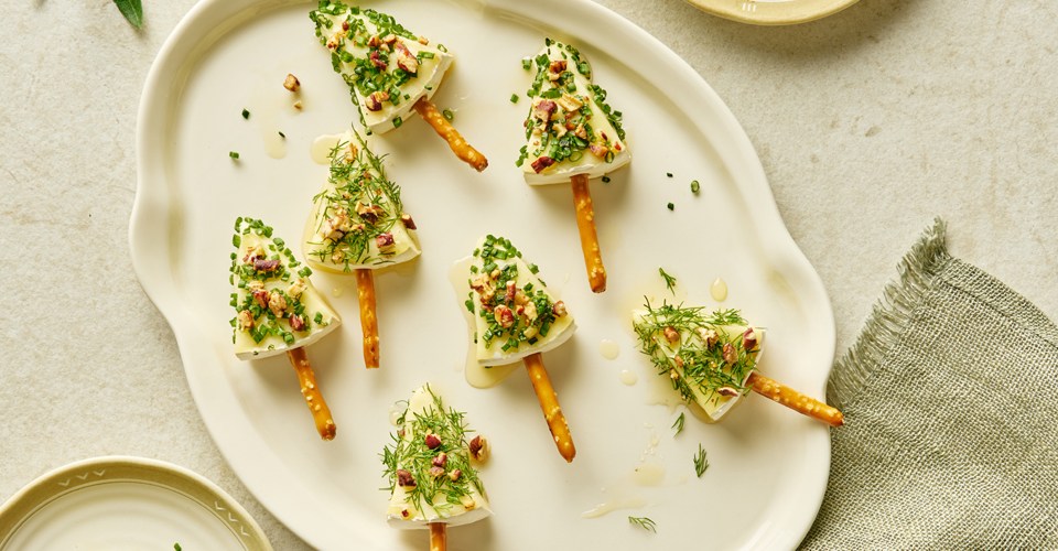 Christmas Tree Brie Bites Rachelle Béry